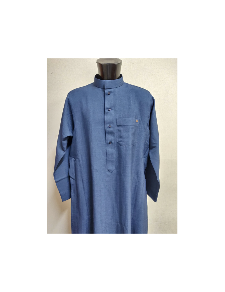 Premium Blue Nusuki Thobe