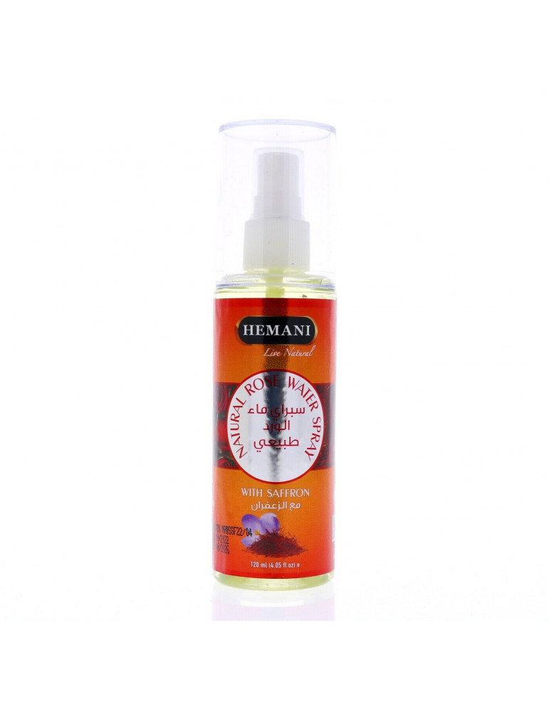 Natural Rose Water Spray With Saffron
