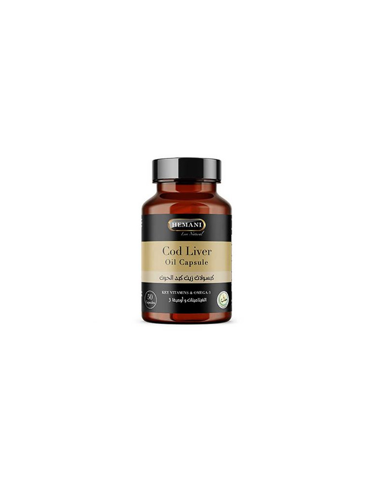 50 Cod Liver Oil Capsules by Hemani